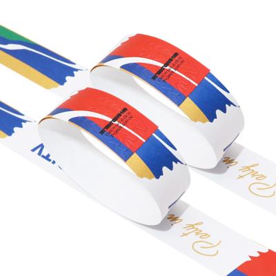 China Security RFID Tyvek Wristbands for sale