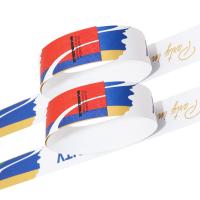 China Unique Tyvek Security Wristbands For Events Water Resistant Synthetic for sale