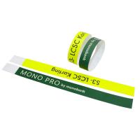China Printing Paper Event Wristbands Bar Coding Lightweight Tyvek Material for sale