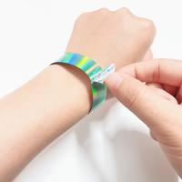China Customized Glitter Party Wristbands Laser Decorative Bracelet for sale
