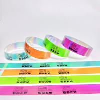 China Temperature Resistant Colored Paper Wristbands For Events Waterproof for sale