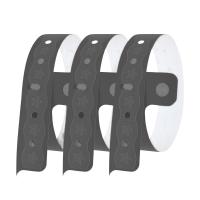China Plastic Vinyl Personalised Event Wristbands Secure Elastic Reflective for sale