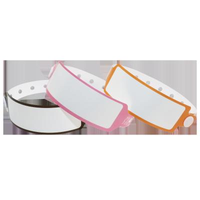 China L Shape Elastic and Comfortable Wear Paper Wristbands for Events Parties Swimming Pools Concerts Hospitals for sale