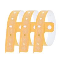 China Custom Event PVC Wristbands Silk Screen Printing Waterproof Security for sale
