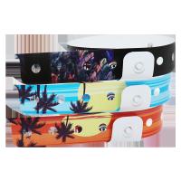 China Personalized Vinyl PVC Wristbands With Logo Silk Screen Printing for sale