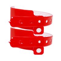 China Customized Irregular Shape PVC Wristbands for Events for sale