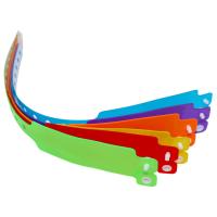 China Customized Irregular Shape PVC Wristbands for Events for sale