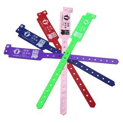China Customized Irregular Shape PVC Wristbands for Events for sale