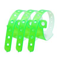 China Adjustable Size Vinyl Event Wristbands Bracelets Custom With Snap Lock Closure for sale