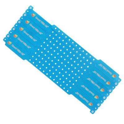 China Synthetic Custom Printed Event Wristbands Adjustable Vinyl Bracelets for sale