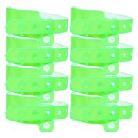 China Snap Lock Vinyl Event Wristbands Adjustable Size Security ID Bracelets for sale