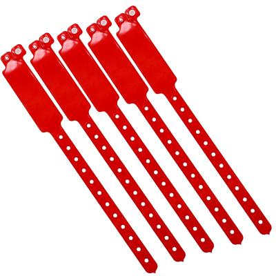 China Waterproof Printed Vinyl Wristbands For Events Adjustable Size for sale