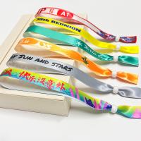 China Safe Woven Cloth Wristbands for sale