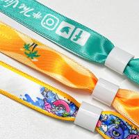 China Safe Woven Cloth Wristbands for sale