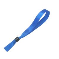 China OEM Woven Cloth Wristbands Security Locking With Plastic Clasp for sale