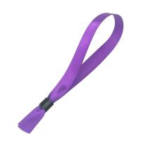 China OEM Woven Cloth Wristbands Security Locking With Plastic Clasp for sale