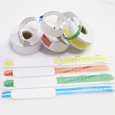 China Custom Logo Hospital Patient Wristband Safety Identification Bracelet for sale