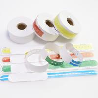China Rectangle Shape Hospital Patient Wristband Disposable ID Bracelet for sale