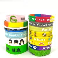 China Customized Silicone Wristbands For Advertising Personalized Silicone Bracelet Promoting Business Event Wristband for sale