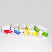 China Custom Logo Waterproof PVC Wristbands In Various Colors For Promotions for sale