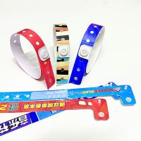 China Custom Logo Waterproof PVC Wristbands In Various Colors For Promotions for sale