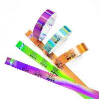 China Plastic Glitter Party Wristbands Silver/Gold/Customized Options for Your Event for sale