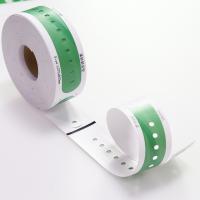 China Custom QR Code Hospital Patient Wristband thermo-sensitive paper Waterpfoof Antibacterial For Medical Identification for sale