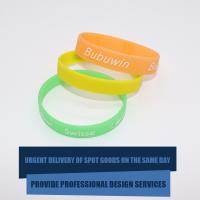 China Custom Logo Printed Silicone Wristbands Multi Style night glow Luminous Silicone Bands For Promotion And Advertising for sale