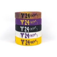 China Custom Printed Silicone Wristbands Basketball Games Star Ball Promotion Multi Color Night Glow Luminous Silicone Band for sale