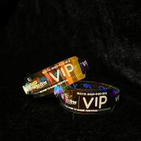 China Supplier Wholesale Waterproof Shiny Wristband Custom Logo Promotional Gift Event Glitter Transparent Laser PVC Wristband for sale
