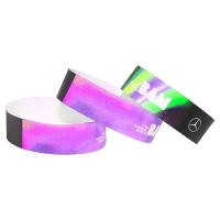 China Cheap Waterproof Sweat Resistant Tyvek Event Wristbands Scan The Barcode Events Variety Of Colors Paper Event Bracelet for sale