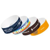 China Customizable Tyvek Event Wristband Activity Event Party VIP Identification Paper Event Admission Bracelet Band for sale