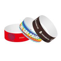 China Customizable Tyvek Event Wristband Activity Event Party VIP Identification Paper Event Admission Bracelet Band for sale