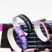 China Custom Tyvek Paper Event Wristbands Event Activity Guest VIP Identification Admission Paper Event Bracelet for sale
