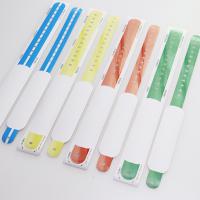 China Wholesale Disposable Hospital Wristbands Identification Inkjet Printed Thermo-Sensitive Paper Patient ID Wristbands for sale
