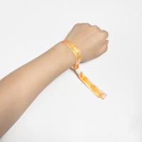China Hot Selling Custom Logo Polyester Woven Cloth Wristbands Gift For Promotion And Events Adjustable Length Woven Wristband for sale