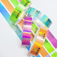 China Factory Wholesale Laser Glitter Flash Wrist Strap Customized Style Barcode Logo Shiny Laser Paper Wristband For Events for sale
