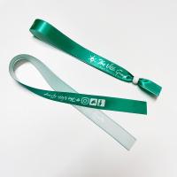 China Hot Selling Custom Logo Polyester Woven Cloth Wristbands Concert Promotion Events Gift Adjustable Length Woven Wristband for sale