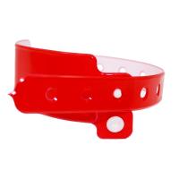 China Manufacturer Disposable Custom Wristband Plastic Vinyl PVC Neon Fluorescent Color Waterproof Event Party Gift Wristband for sale