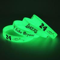 China Factory Custom Pattern Silicone Bracelet Party Festival Activity Event Gift noctilucent Night Glow Silicone Wristbands for sale