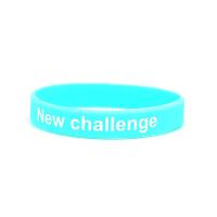 China Silicone Bracelets Custom Match Slogan Watchword Printed Wrist Bands for Festival Promotion Souvenirs for sale