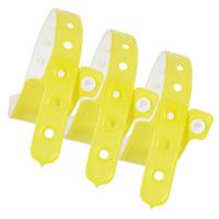 China Manufacturer Disposable Custom Wristband Plastic Vinyl PVC Neon Fluorescent Color Waterproof Event Party Gift Wristband for sale