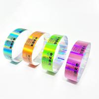 China Customized Silver Laser Glitter Wristband for Unisex Concerts and Festivals for sale