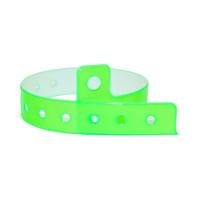 China Vinyl PVC Waterproof Event Party Gift Wristband with Customizable Design and Neon Fluorescent Color Option for sale