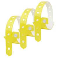 China Vinyl PVC Waterproof Event Party Gift Wristband with Customizable Design and Neon Fluorescent Color Option for sale