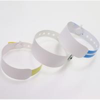 China Wholesale Disposable Hospital Wristbands Identification Blank Inkjet Printed Thermo-Sensitive Patient Paper Wristbands for sale