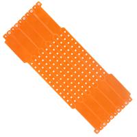 China Disposable Custom Wristband Neon Fluorescent Color Plastic Vinyl PVC Waterproof Event Party Wristband for sale