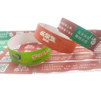 China Waterproof Sweat Resistant Tyvek Event Wristbands Scan The Barcode Events Variety Of Colors Paper Event Bracelet for sale