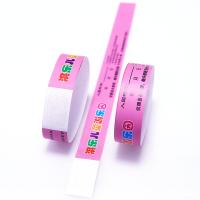 China Waterproof Tear Resistant Wristbands Scan Barcode Tyvek Events Variety Of Colors Paper Event Bracelet for sale