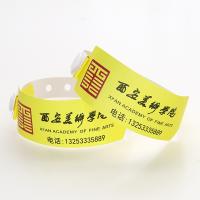 China Custom Promotional Gift Items Logo Vinyl PVC Wristbands One Layer PVC Waterproof Colorful Paper for sale